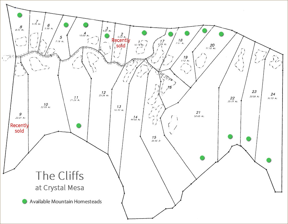 Mountain Homesteads | The Cliffs at Crystal Mesa